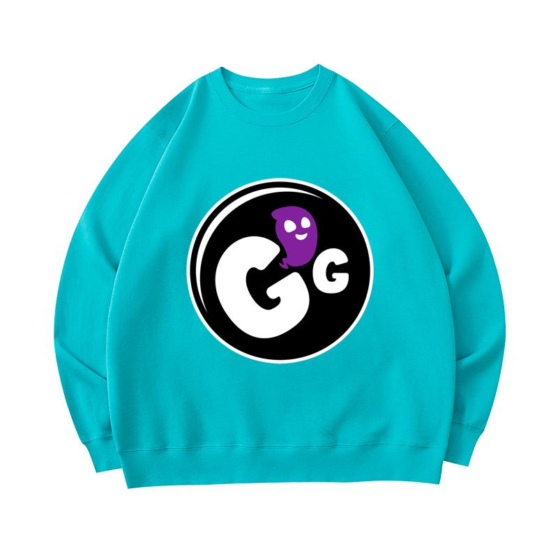 Buy Men's 300 GSM 100% Cotton Sweatshirt Ghostgang Print Street Fashion ...