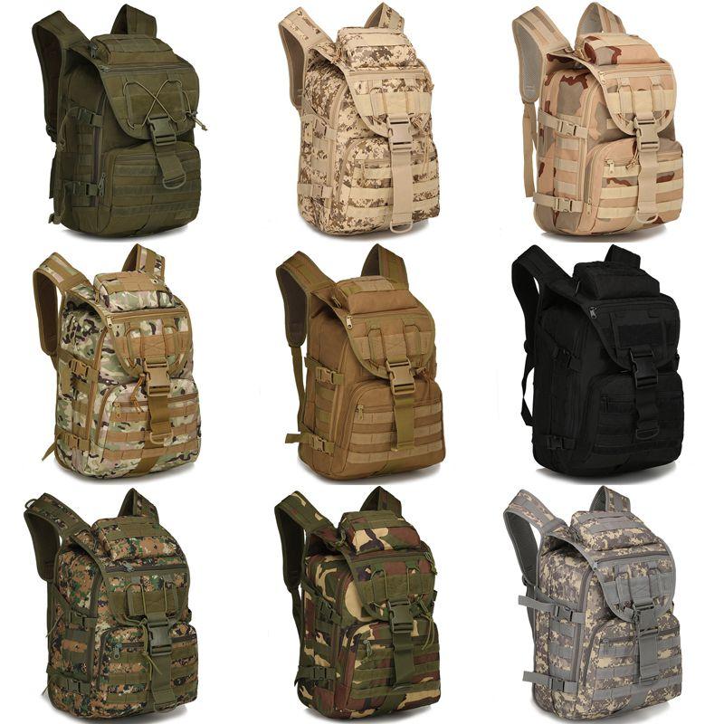 Buy Tactical 40l Outdoor Backpack Military Hiking Camping Trekking ...