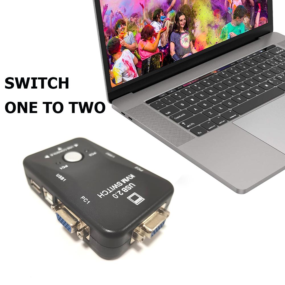 Cheap USB KVM Switch Switcher Adapter 1920x1440 250MHz VGA Switch Splitter Box 2-in-1-out for ...
