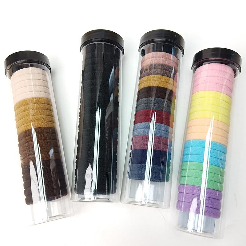 Buy 20pcs Women's Seamless High-elastic Hair Ring, Durable Hair Rope ...