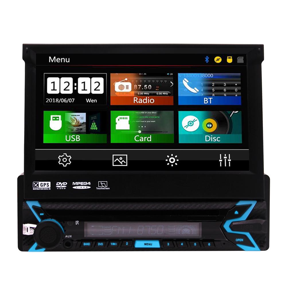 Buy Universal Wince Head Unit Single Din Car Stereo GPS Navigation 7 ...