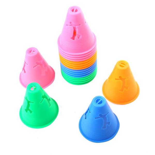 Buy 20Pcs Hollowout Bright Color Slalom Cones for Skating Cone at ...