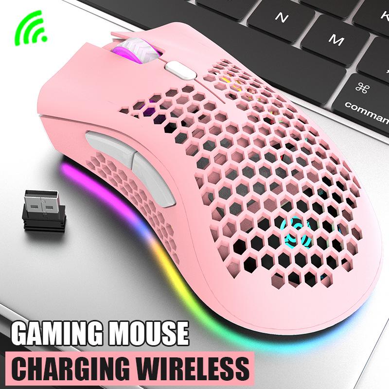 BM600 6 Buttons Professional Gaming Mouse for PC/Laptop 2.4Ghz Wireless ...