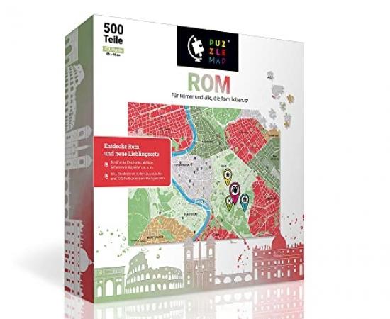 Buy Puzzlemap rome city map xxl puzzle 500 pieces with booklet ...
