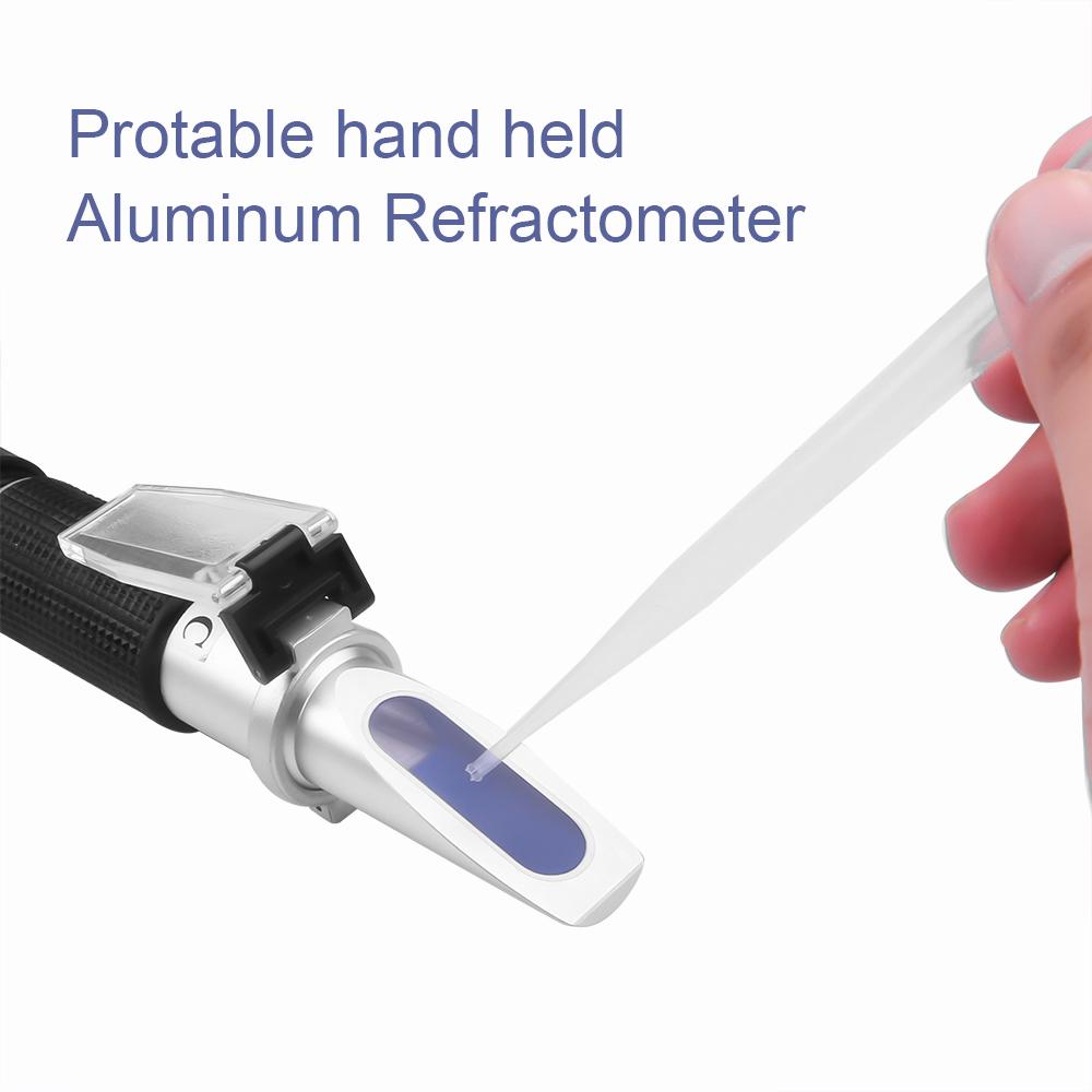 Buy Hand Held Brix Refractometer For Sugar Beer Brix Test Optical 0-32% ...