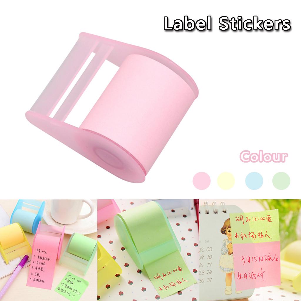 Buy Creative Stationery Paste Label Stickers Memo Pad Notebook School ...