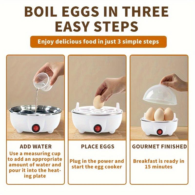 Cheap Egg Cooker Automatic Power Off Home 7 Eggs Multi-Functional ...