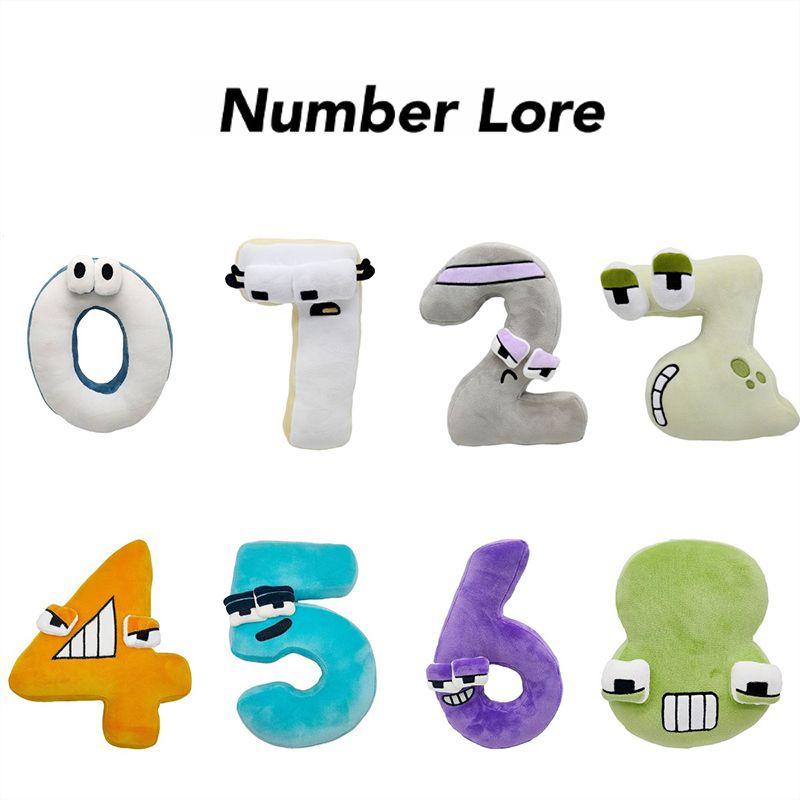 💰Kaufe Lore Number Plush Doll Soft Stuffed Baby Educational Toys Home ...