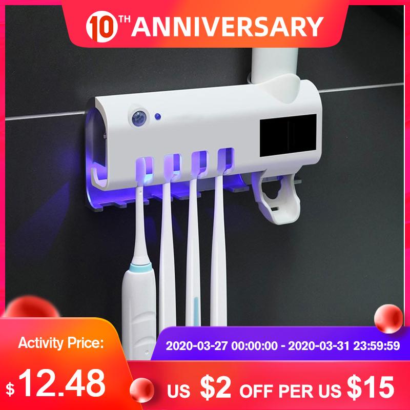 Buy 2 in 1 UV Light Ultraviolet Toothbrush Sterilizer Toothbrush Holder ...
