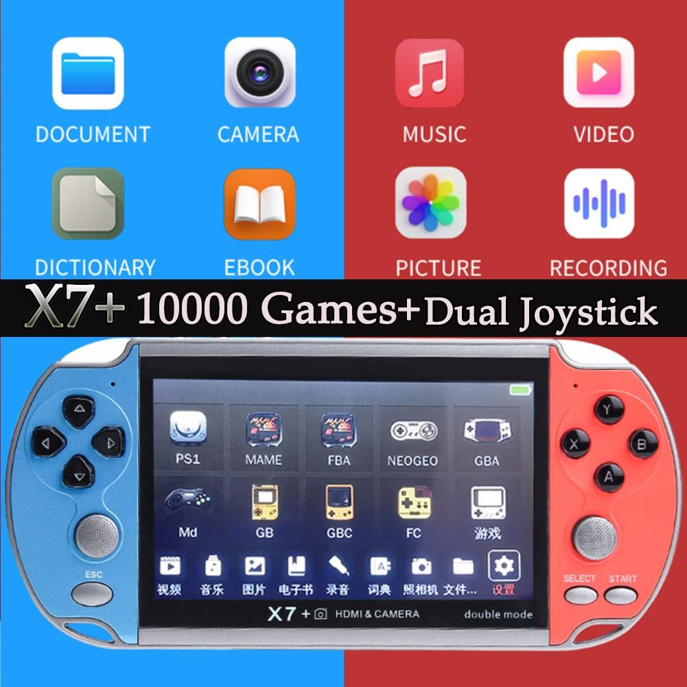 💰Koupit online: New X7 Double Version Handheld Game Console with Camera ...