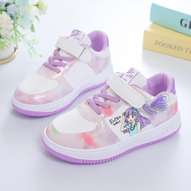 Buy Fall Girls Shoes Casual Shoes Student Shoes Children Running ...