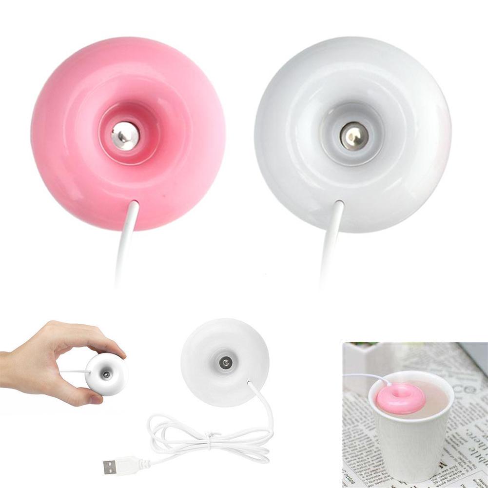 Mini USB Donut Humidifier Air Purifier Aroma Diffuser Office Home ...