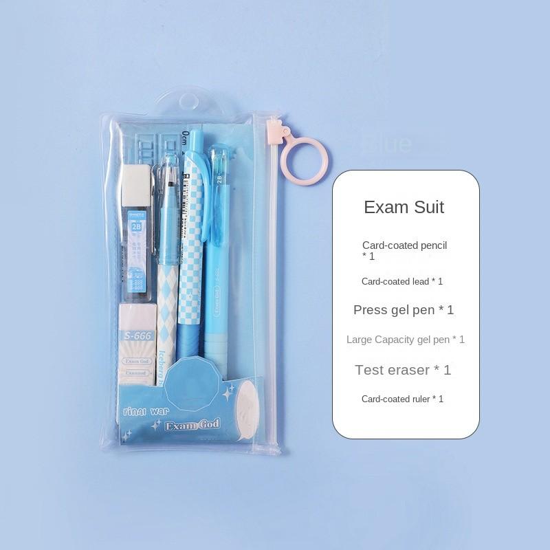 Cheap 6pcs/set Cute Stationery Set 2pcs 0.5mm Black Ink Gel Pen 1pc ...