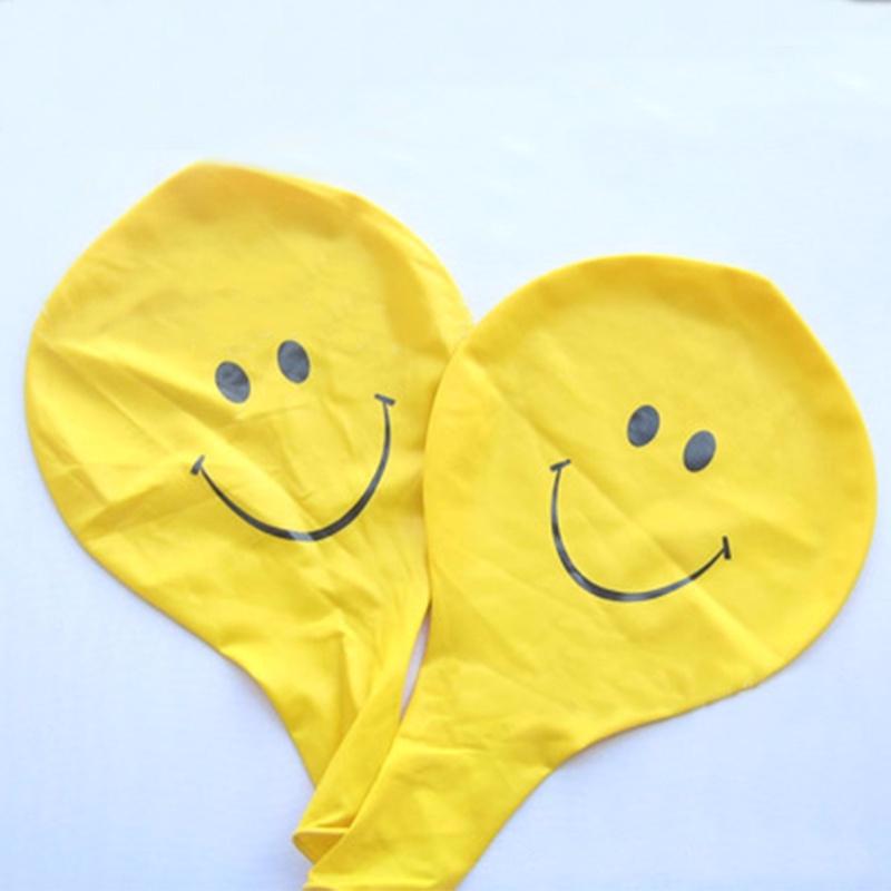 Buy 36 Inch Large Smiley Face Balloon Giant Helium Latex Balloons for ...