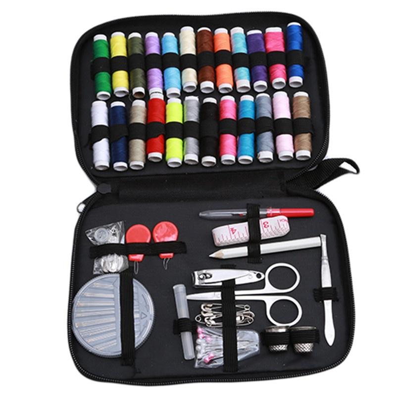 Buy Black Sewing Kit Bag Portable Home Sewing Equipment Cloth Sewing ...