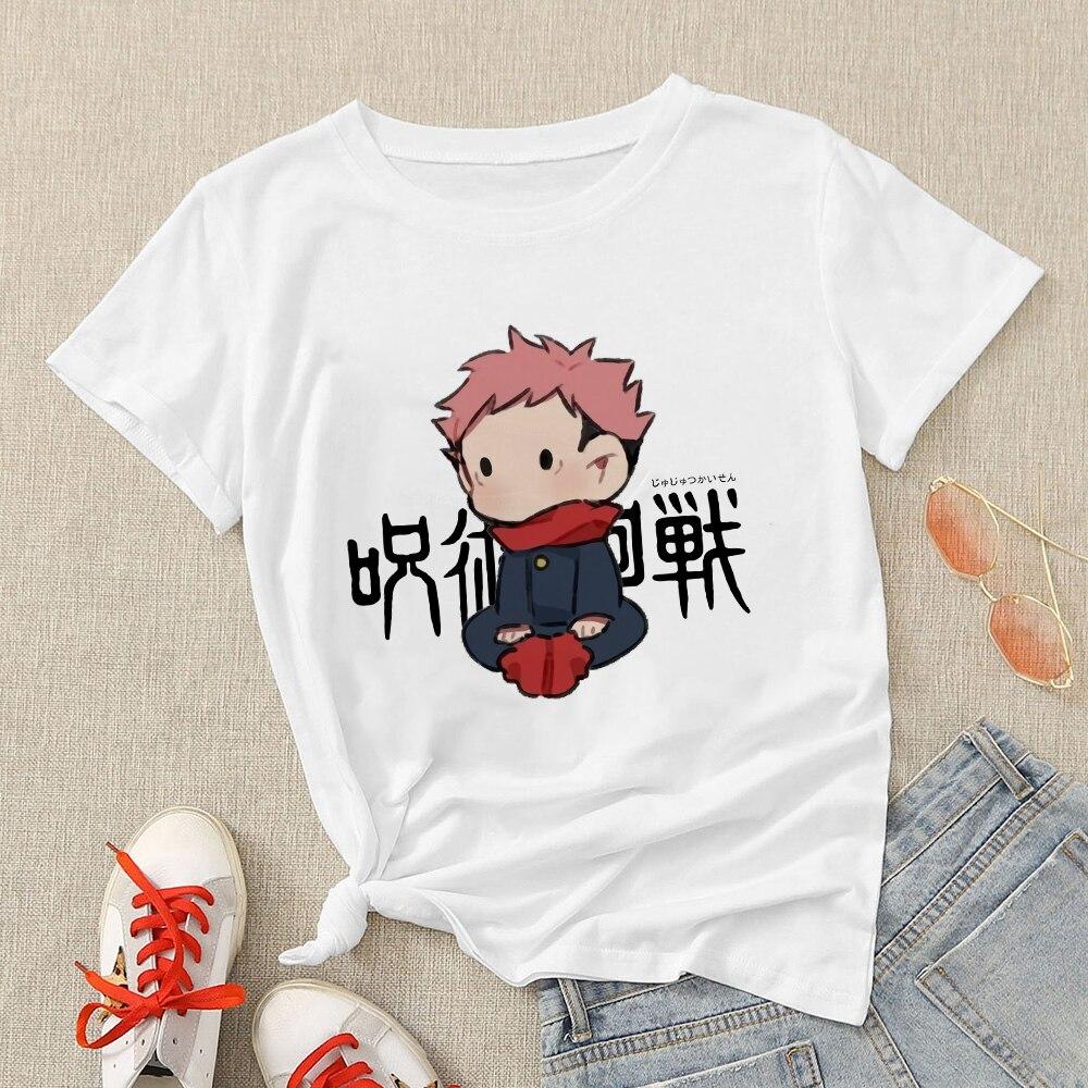 Buy Jujutsu Kaisen Anime Women Tshirt Itadori Yuji And His Friends ...