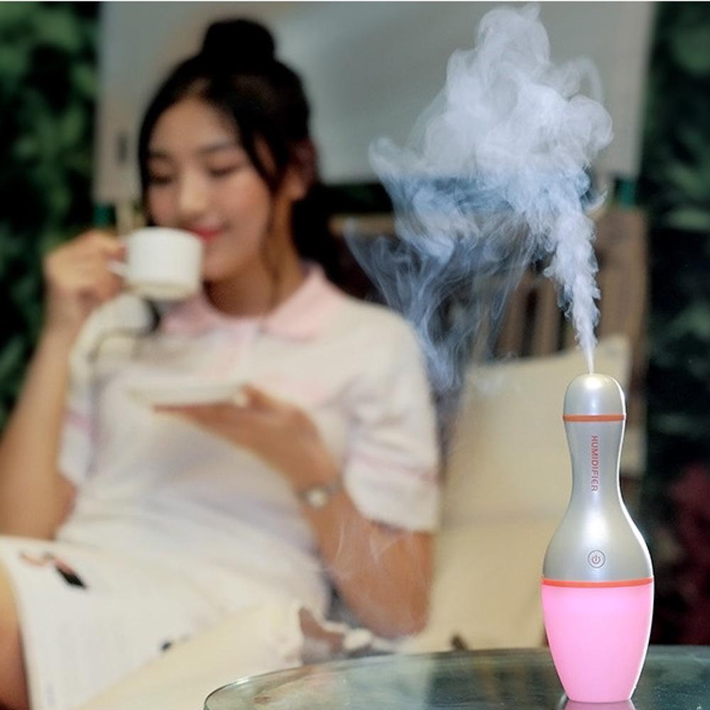 Buy 1PC Bowling USB Bulb Humidifier LED Lamps Home Office Air Purifiers ...