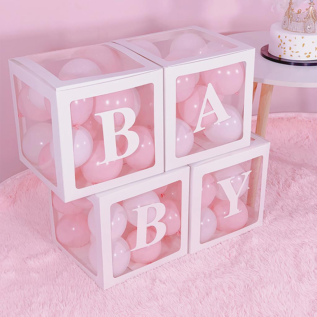 Buy 1set Festive Party Decoration Box Birthday Party Transparent ...