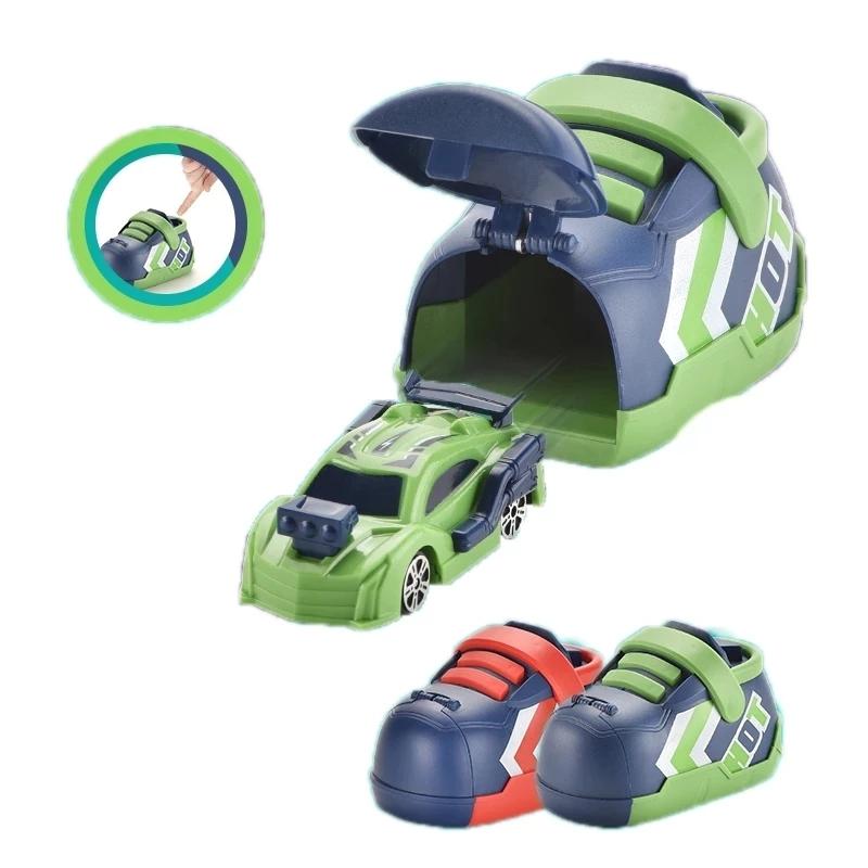 Buy Baby Toy Cars Cartoon Power Launch shoes Car Toy Inertial Car Toy ...
