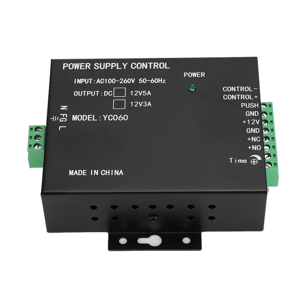 Buy DC12V 3A Door Access Controller System Power Supply Metal Black 100 ...