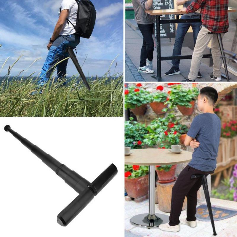 Compact Portable Mini Folding Chair Stand-up Leaning Seat for Outdoor ...