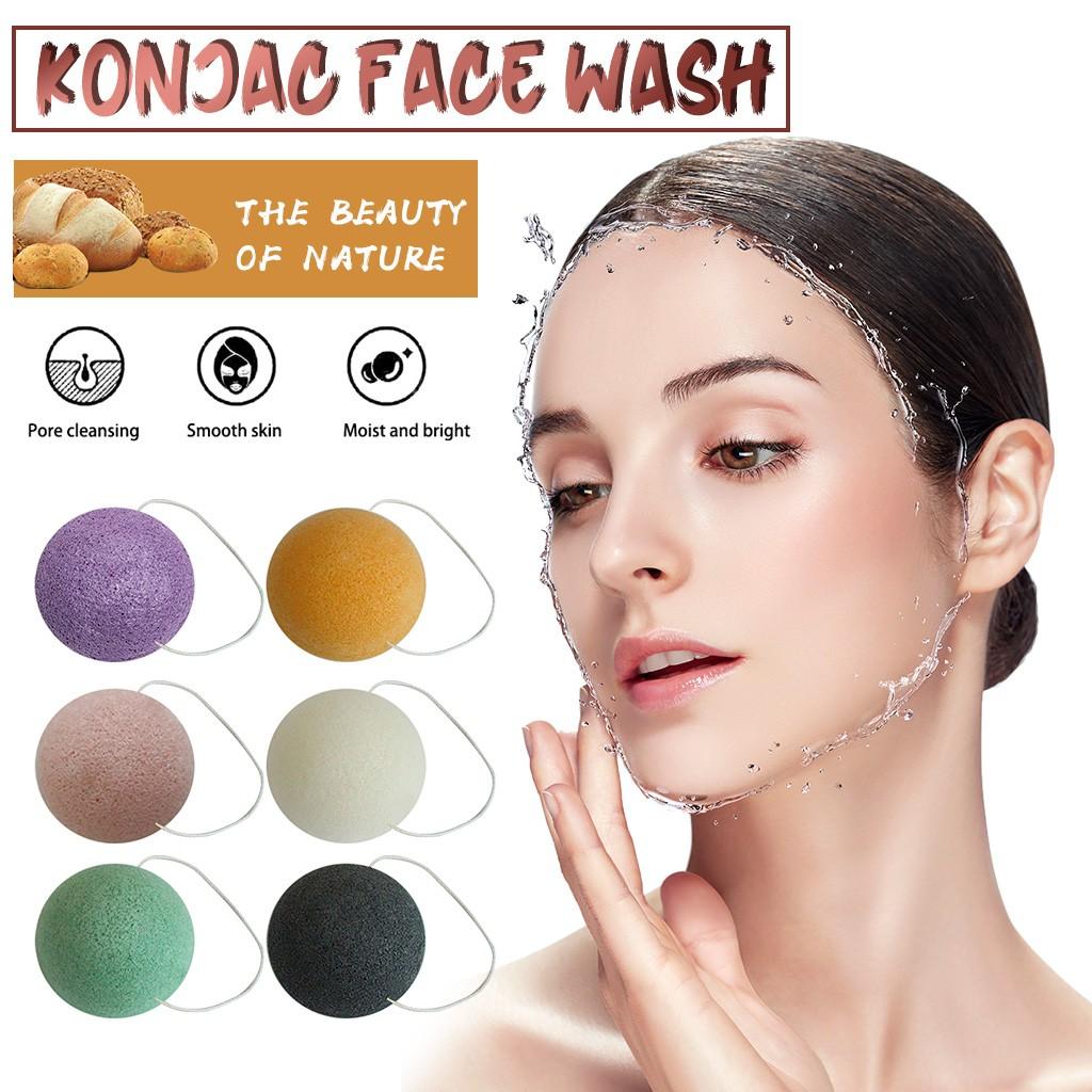 [BD59] Natural Konjac Facial Cleanser Exfoliating And Moisturizing Skin ...