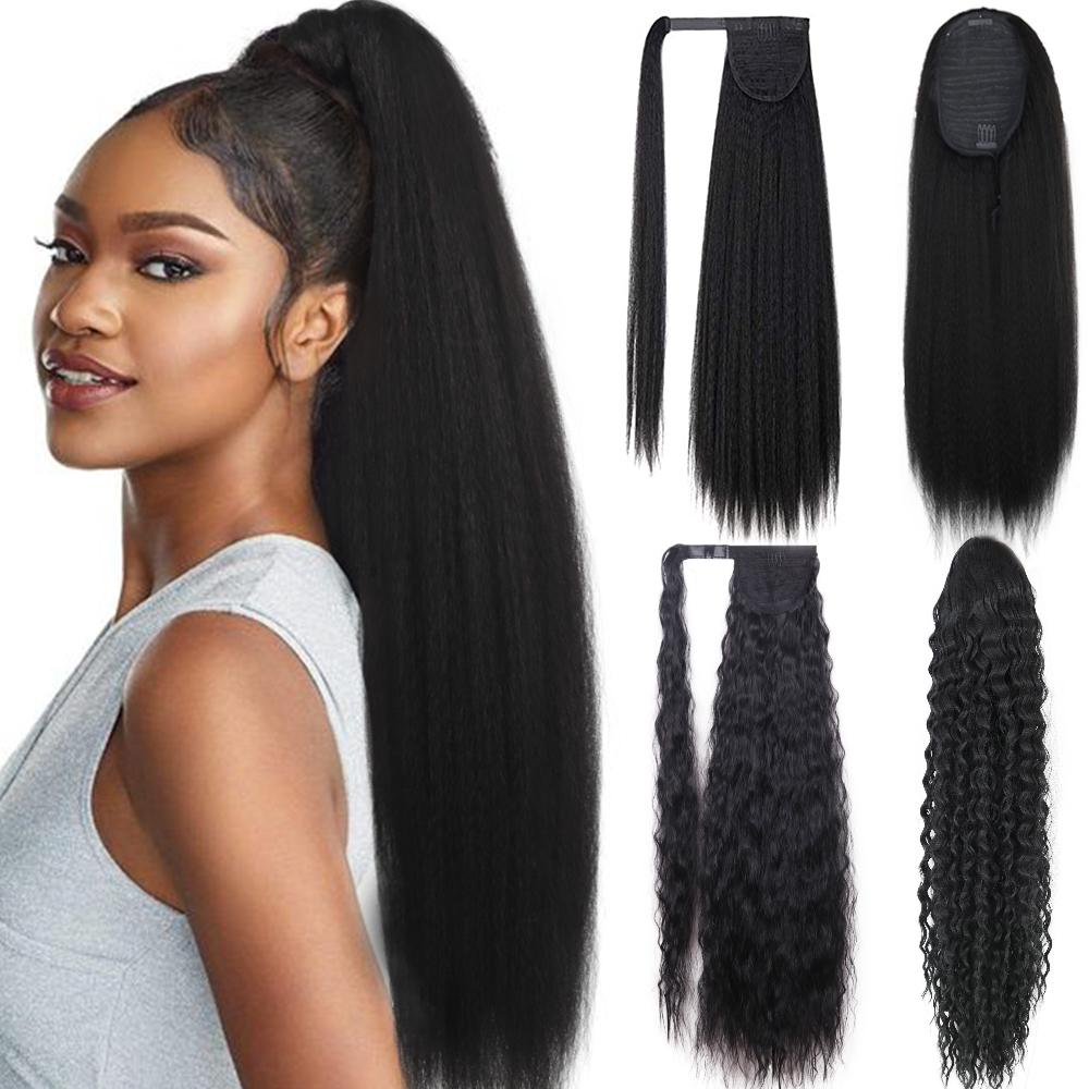 Satın alın MISS WIG Synthetic Hair Pieces Long Afro Yaki Straight ...