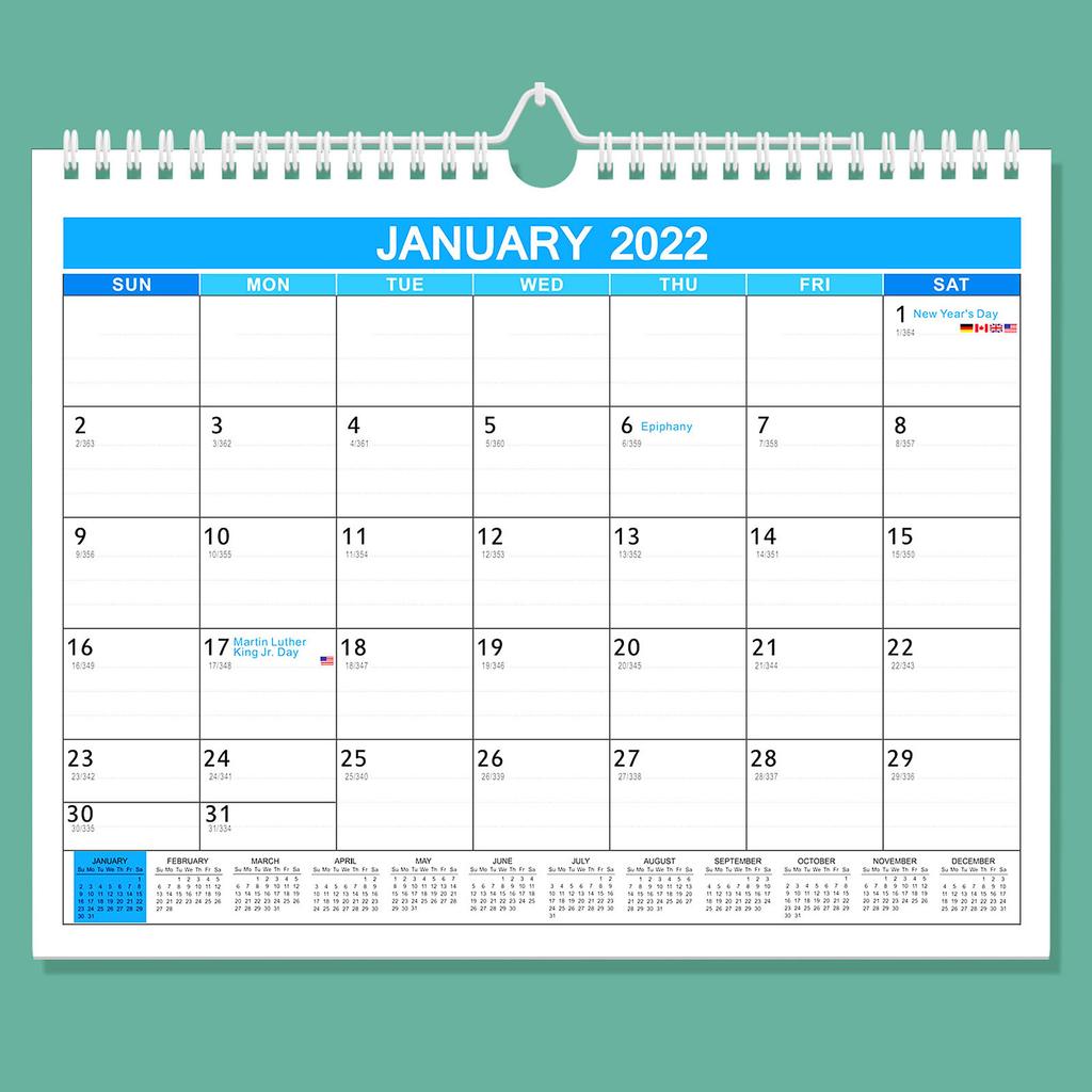 Cheap 2021-2022 Monthly Wall Calendar Is Perfect For Schools, Offices ...