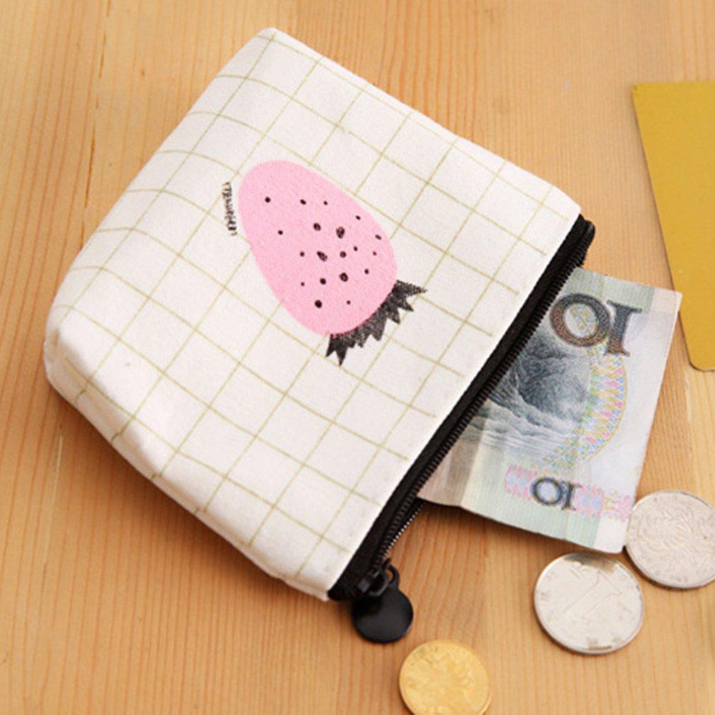 Fresh Fabric Mini Zipper Small Square Bag Neutral Nylon Shell Printing ...