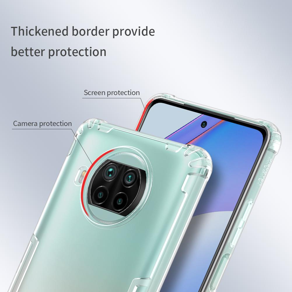 For Xiaomi Mi 10T Lite Case NILLKIN Shockproof Thick Transparent Soft ...