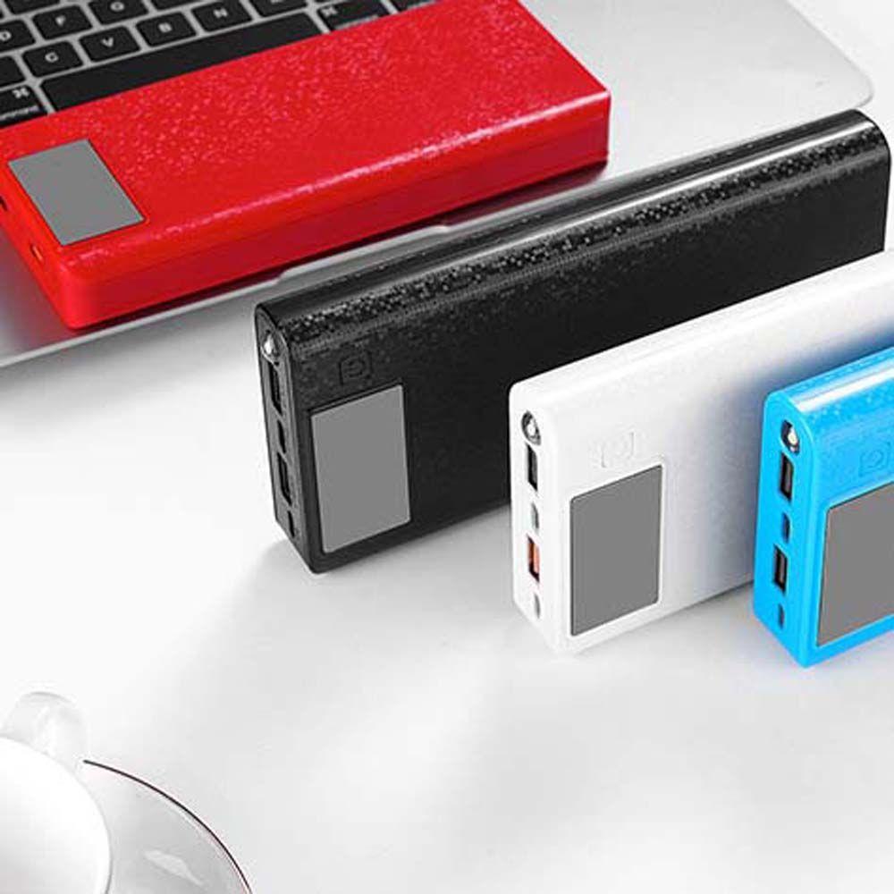 Buy Box LCD Digital Display Battery Box Shell Power Bank Case Battery ...