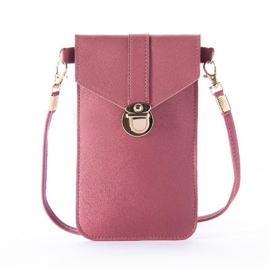 Buy Touches Screen Lock Mobile Phone Bag Women Fashion Single Shoulder ...