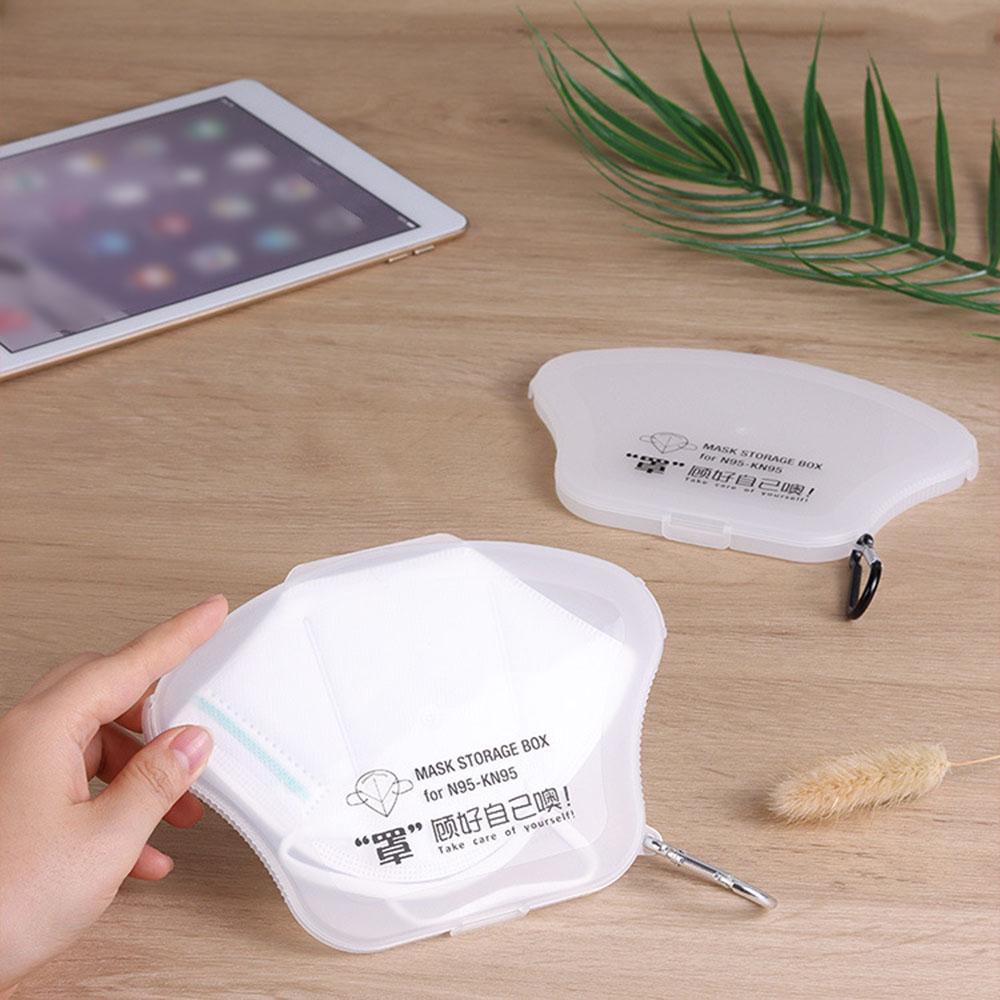 Buy Portable Mask Storage Box Dust-proof Mask Case for KN95 N95 ...