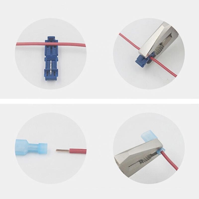 Buy 15Sets Cable Connectors Terminals Crimp Quick Splice 0.5Mm-6Mm Kit ...