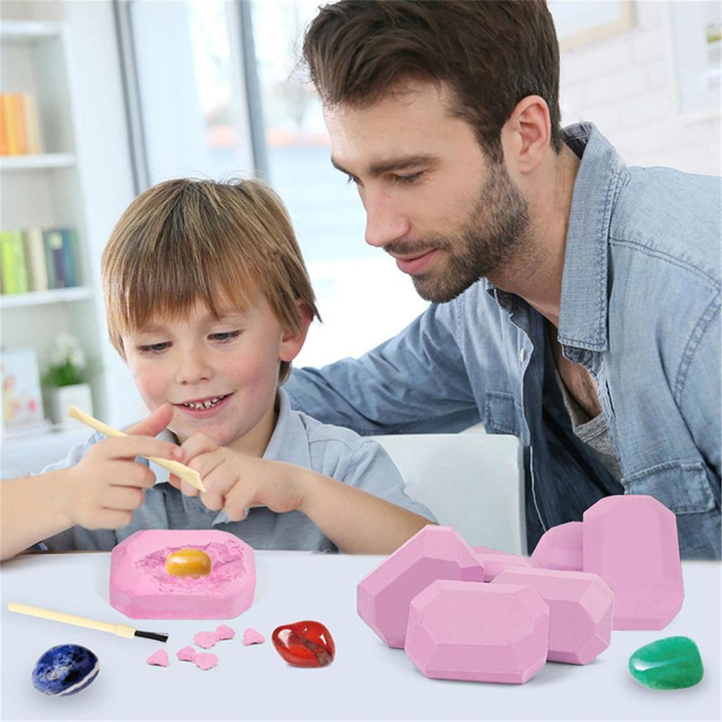Buy Excavation Kit | Gemstone Dig Toys | Crystal Mining Kit, DIY ...