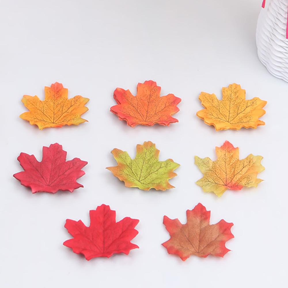 Satın alın 50pcs Simulation Plant Photo Shoot Props Fake Silk Autumn ...