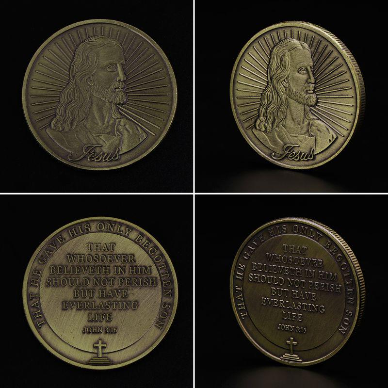 Buy Commemorative Coin Jesus Saying Coins Souvenir Believer Bronze ...