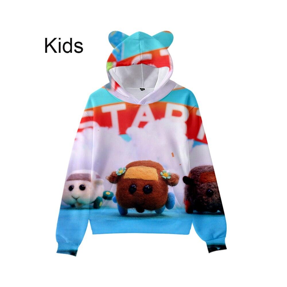 Cheap 3d Anime Pui Pui Molcar Cat Ears Hoodies Sweatshirts Fashion Cute ...