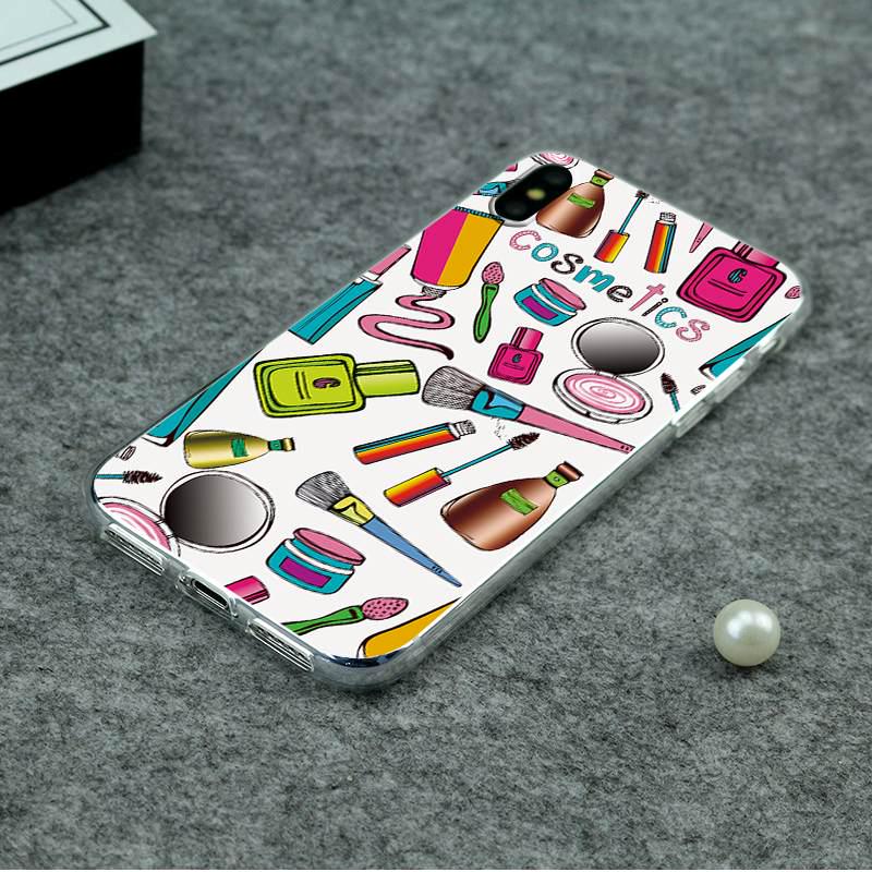 Buy Cosmetic Phone Case For Iphone 7/7P/8/8P/X/XS/XR/XS MAX Soft Back ...