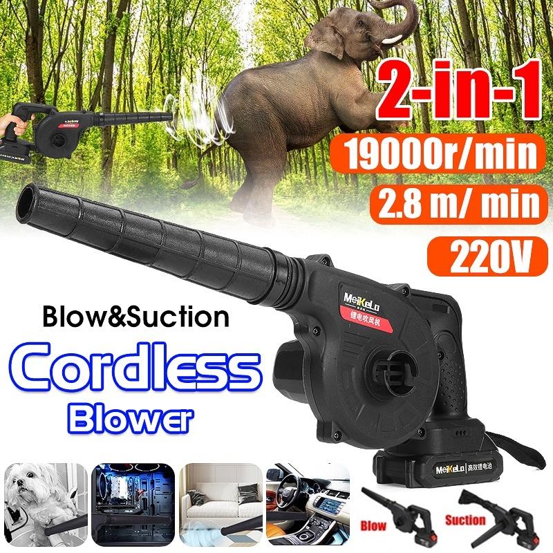Buy Portable Electric Air Blower Handheld Garden Leaf Collector Car ...