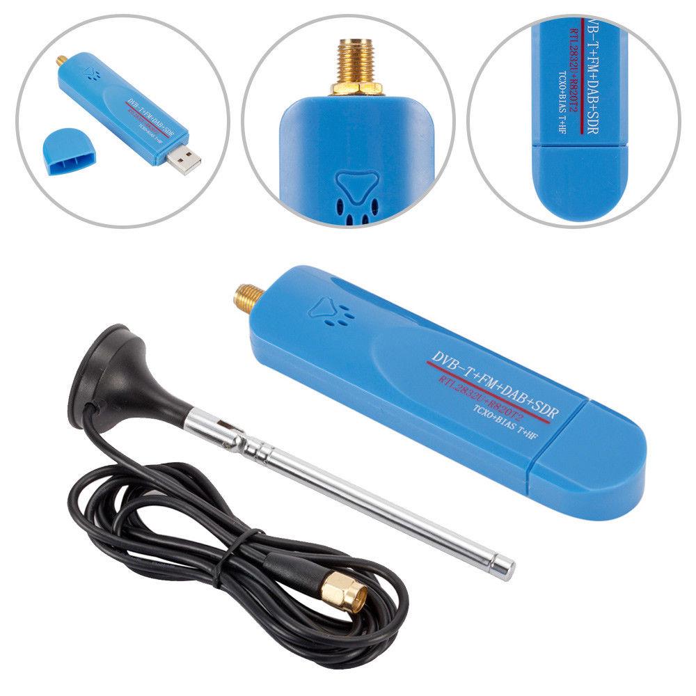 RTL2832U ADC Çip R820T2 Tuner 1PPM TCXO SMA F Konnektörlü Kısa Dalga ...