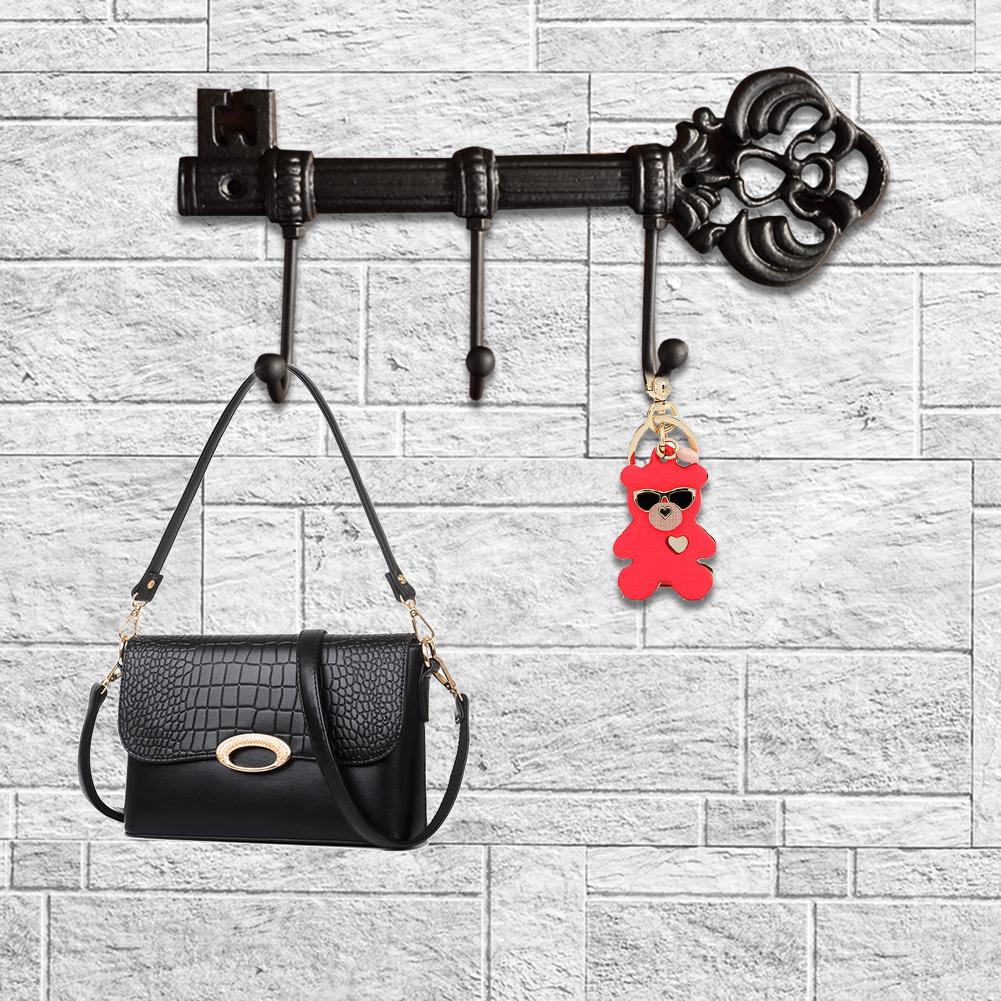 Cheap Decorative Wall Mounted Skeleton Key Holder Vintage Cast Iron Key ...