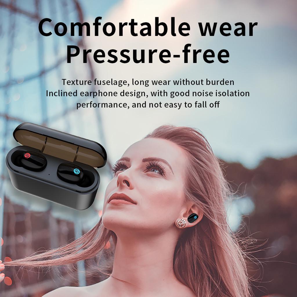 Buy Bluetooth 5.0 Headset Wireless Earphones Mini Earbuds Stereo ...