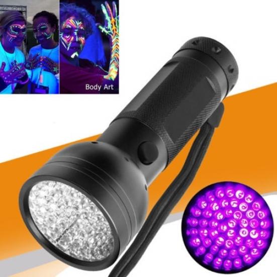 Buy 51 LED 395 nM UV Ultra Violet Flashlight Blacklight Torch Light ...
