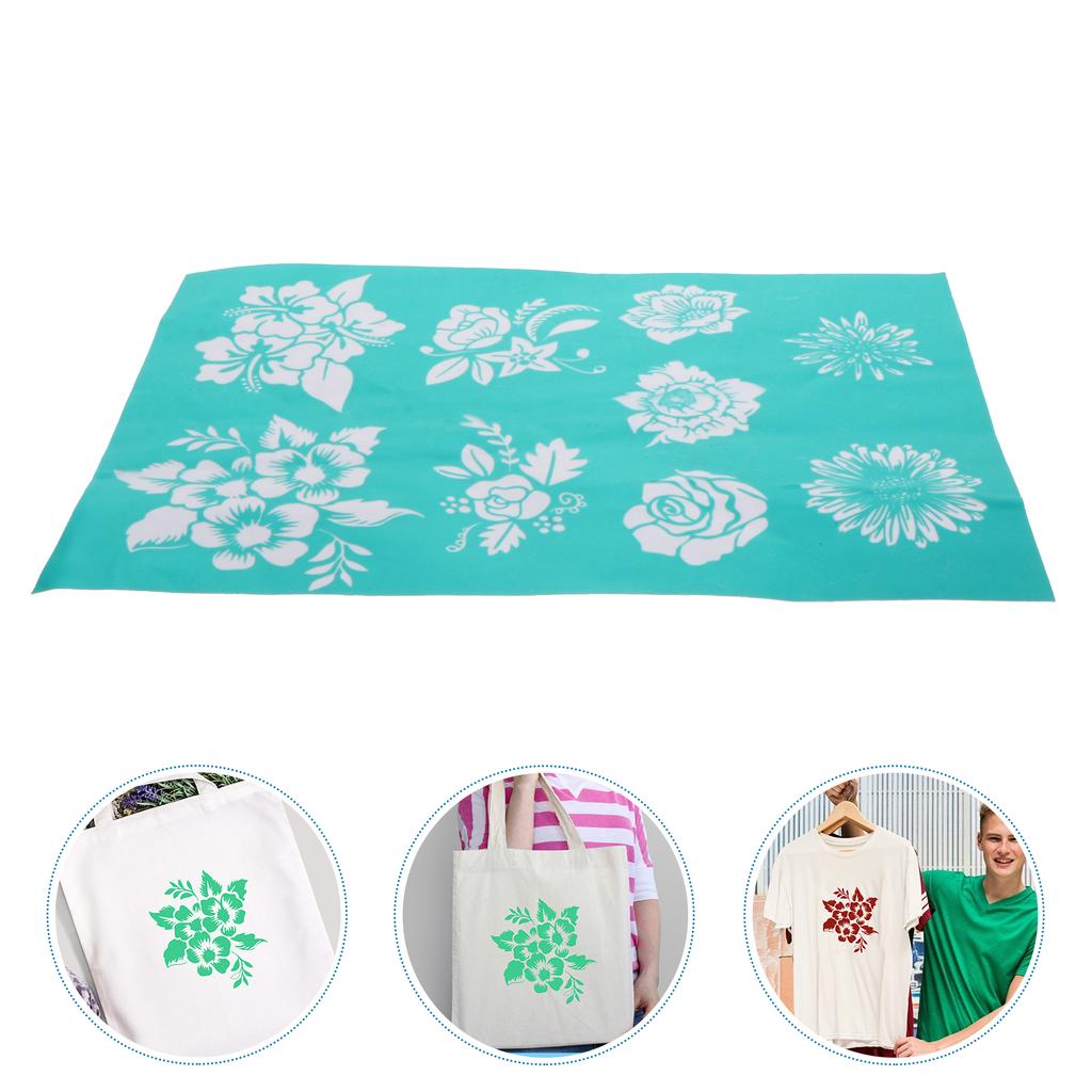 Buy DIY Self-Adhesive Silk Screen Stencils Washable Mesh Transfers ...