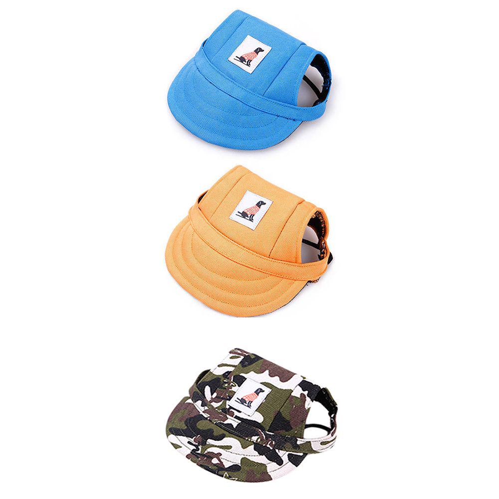 Buy Cute Pet Dog Summer Puppy Cat Visor Cap Canvas Hat Outdoor ...