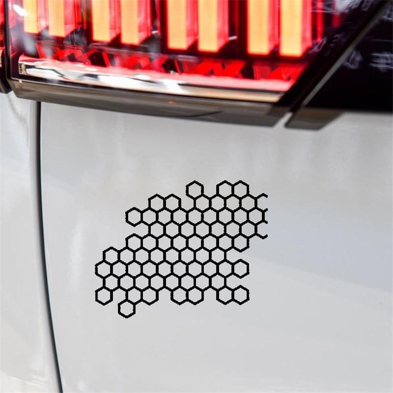 Buy 3PCS Reflective Personality Unusually Beautiful Bee Hive Car Body ...