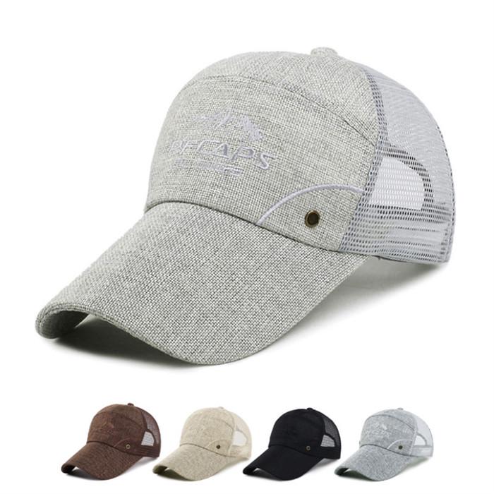 Buy Summer Breathable Mesh Baseball Caps Fishing Sunscreen Snapback ...