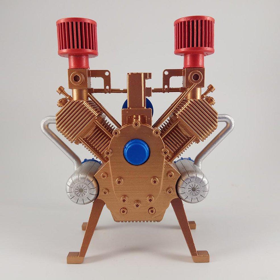 Buy NNEE 3D Resin Printed Inline Four-cylinder Engine Car Engine Model ...