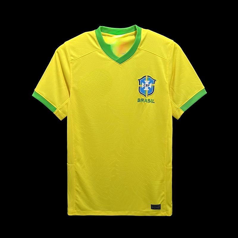 Buy Casual Sportswear Running Quick-drying 2324 Brazil Home Jersey S ...